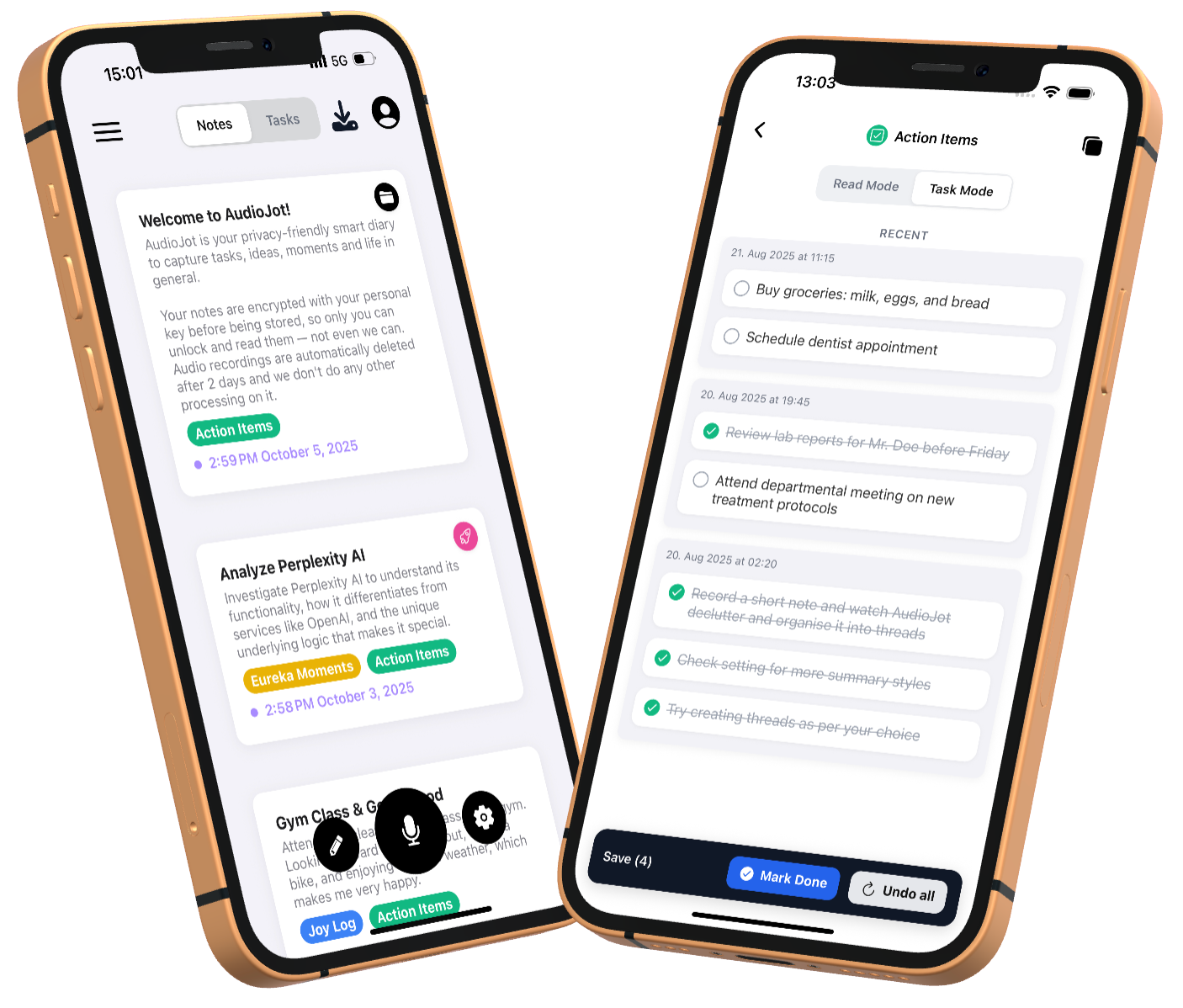 AudioJot - Jot your Fleeting thoughts